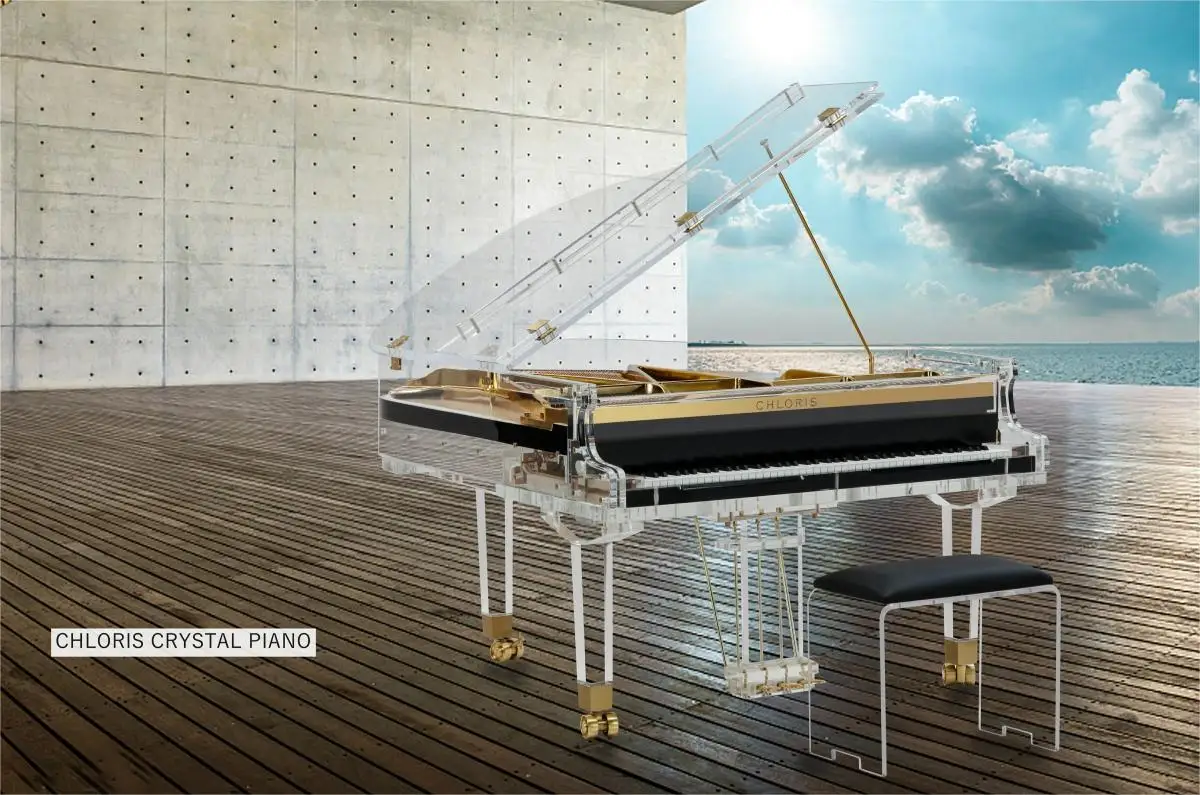 Crystal Grand Piano with Modern Style - HG-168A