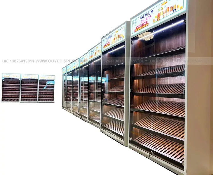 Wooden Cigarette and Cigars Rack - Factory Made Display