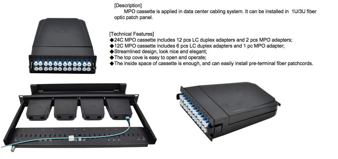 Customized Fiber Optic Data Center Modular Box Solution