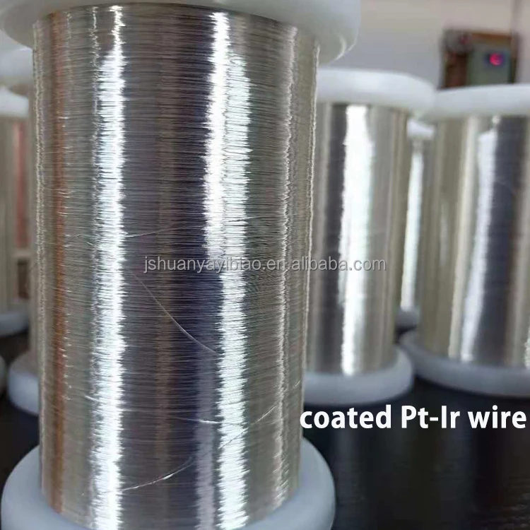 25 Micron High Strength PTFE/PFE Coated Platinum-Iridium Wire for ...