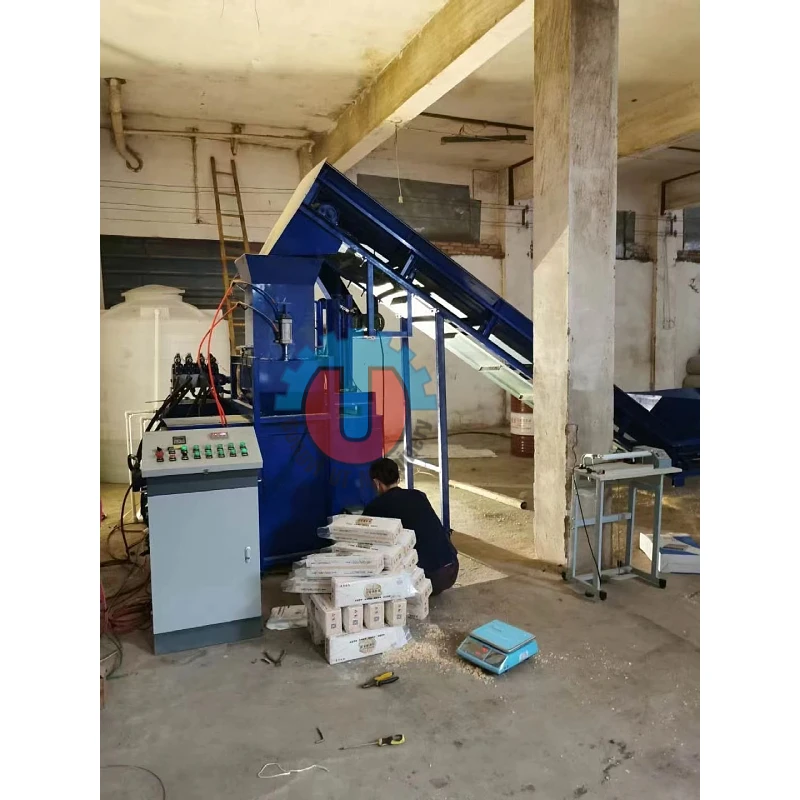 Horizontal Hydraulic Wood Sawdust Baler Bagging Packing Machine For ...