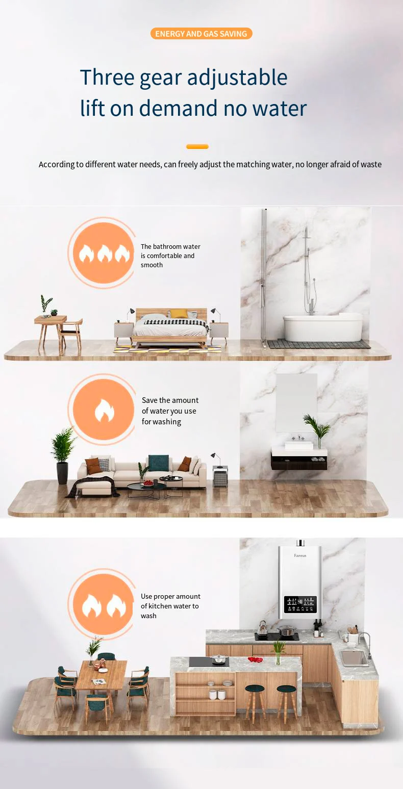 Free Sample Smart Gas Water Heater Day Gas Household Precise Constant ...