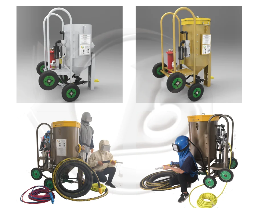 High Quality Pneumatic Remote Control Abrasive Sandblasters