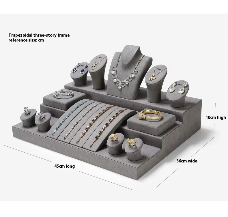 High Luxury Ring Necklace Display Stand Jewelry Rack for Live Broadcast ...