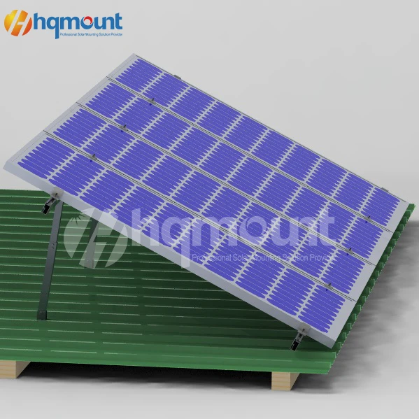 Factory Technical Roof Tilt Pv Structure Solar Mounting Bracket Front ...