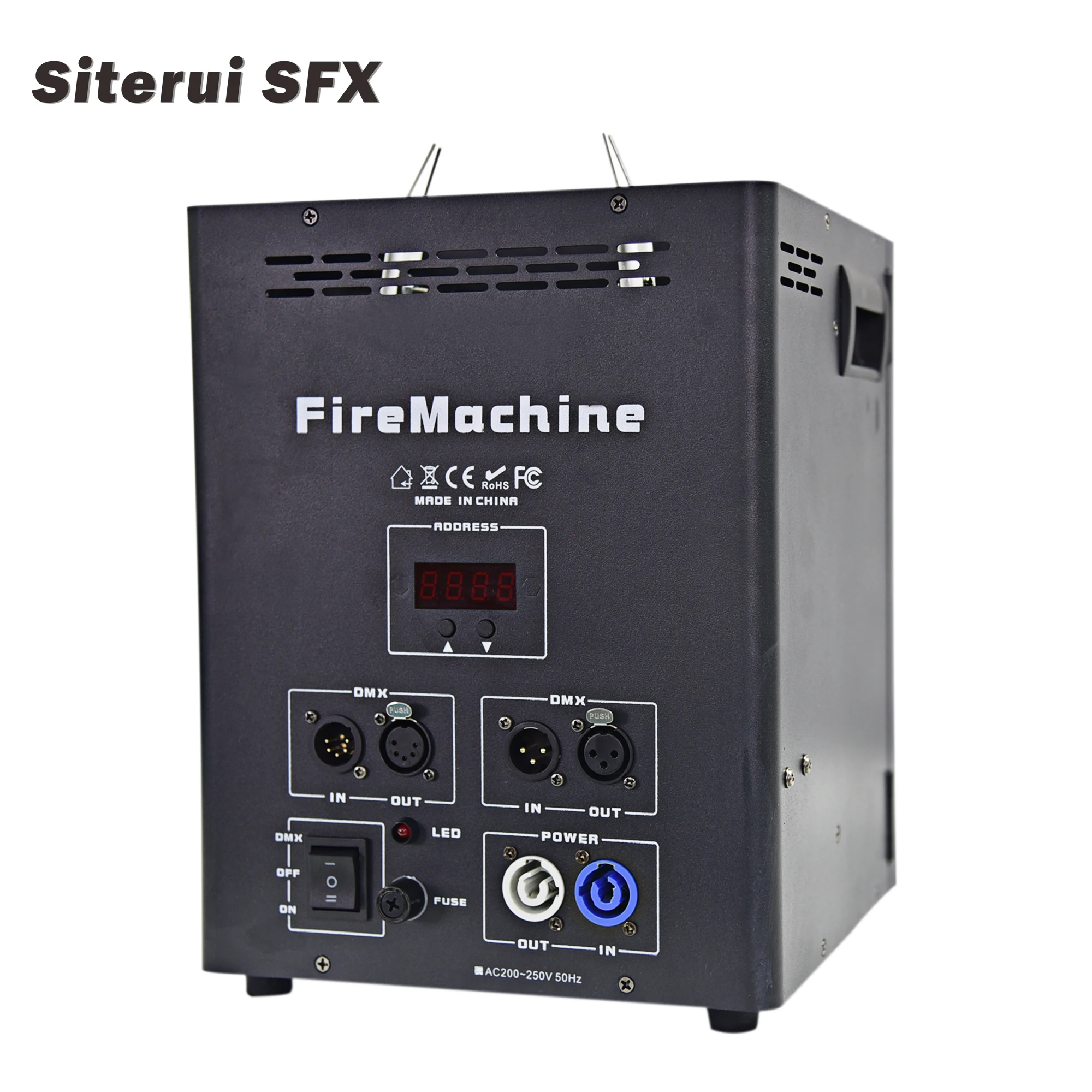 SITERUI SFX 200W Real Fire Flame Machine Dual Output Use Flame Cans ...