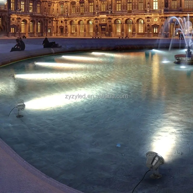 IP68 Rated RGBW LED Pool Lights 12V for Water Dance Fountain Spotlight ...