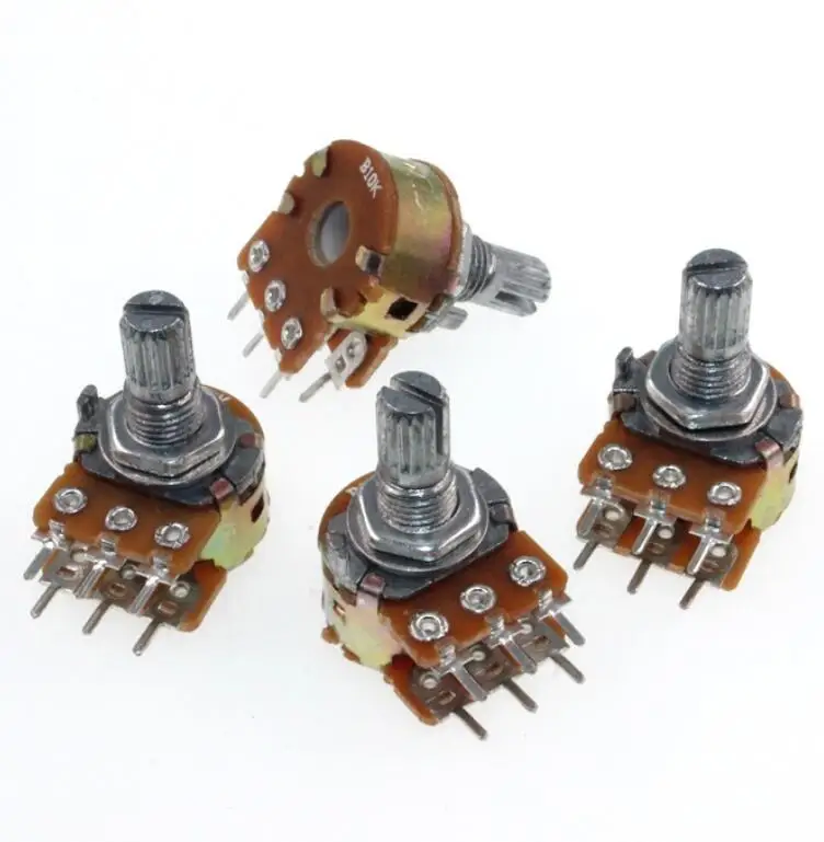 6 Pin Potentiometer Volume Control B50k A10k A103 50k 100k Rotary ...