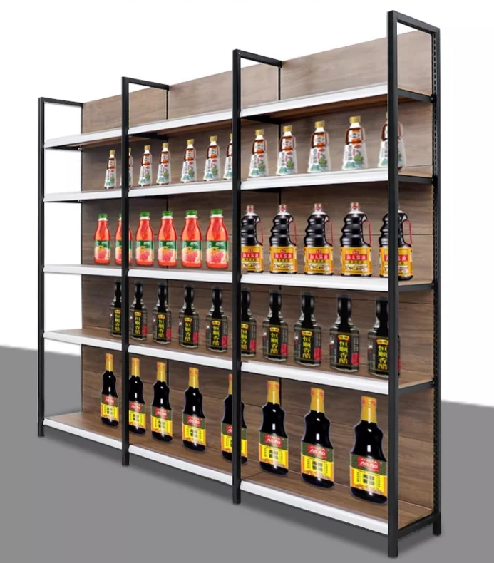 Modern Store Shelves Retail Store Display Shelves Metal And Miniso ...