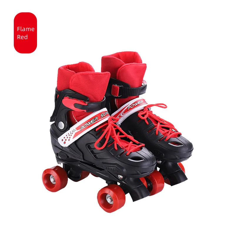 Red Roller Skates Scooter Roller Skates Safety Hat Kids Helmet Curved ...