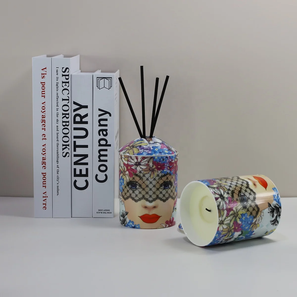 Luxury Ceramic Candle Container Bowl Candle Vessel Holder Empty Unique ...