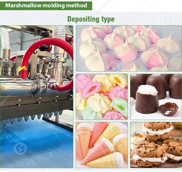 Chocolate Marshmallow Continuous Aerator Sandwiched Marshmallow Product ...
