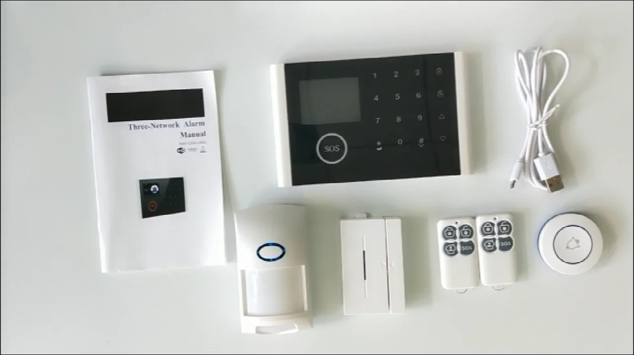 Wireless Gsm Sms Home Security Alarm System Tuya Smart Life Anti Theft ...