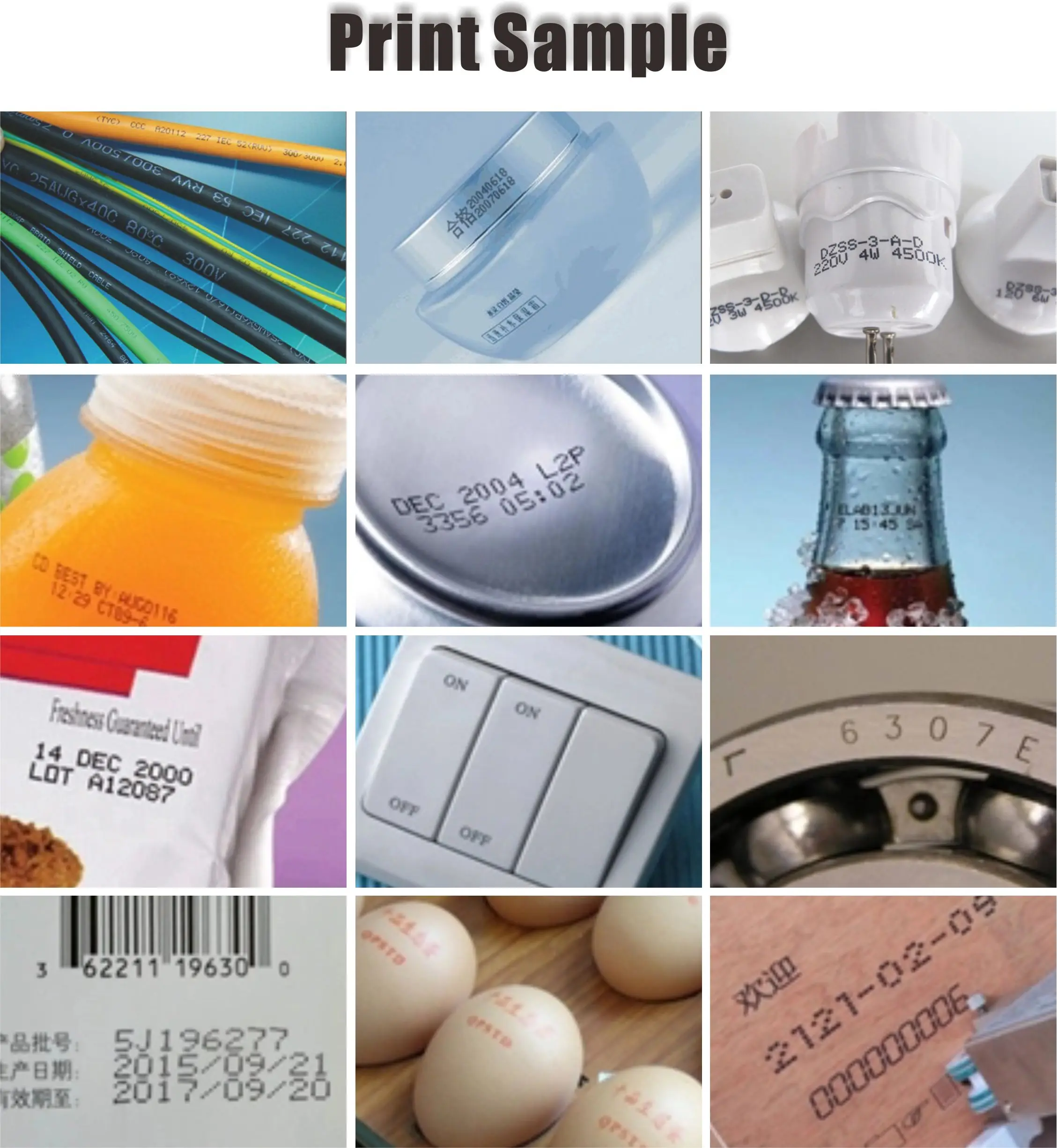 12.7mm Image Picture Qr Code Serial Number Portable Mask Online Printer ...