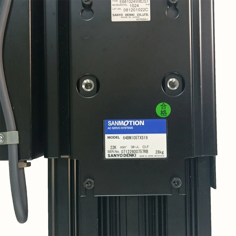 Sanyo Denki AC Servo Motor with Driver - Efficient Control