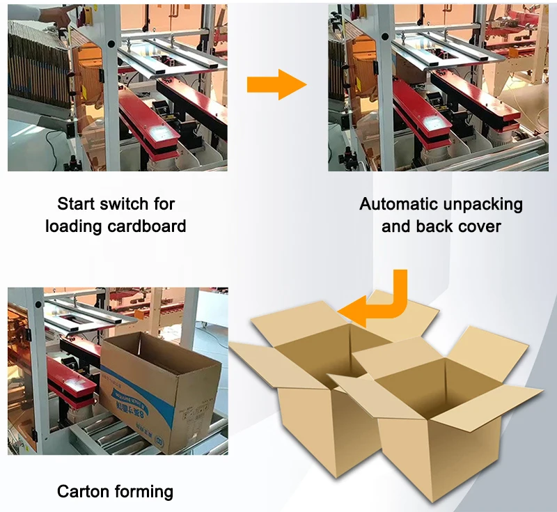Automatic Carton Opener Carton Erector Machine Molding Equipment Fruit ...