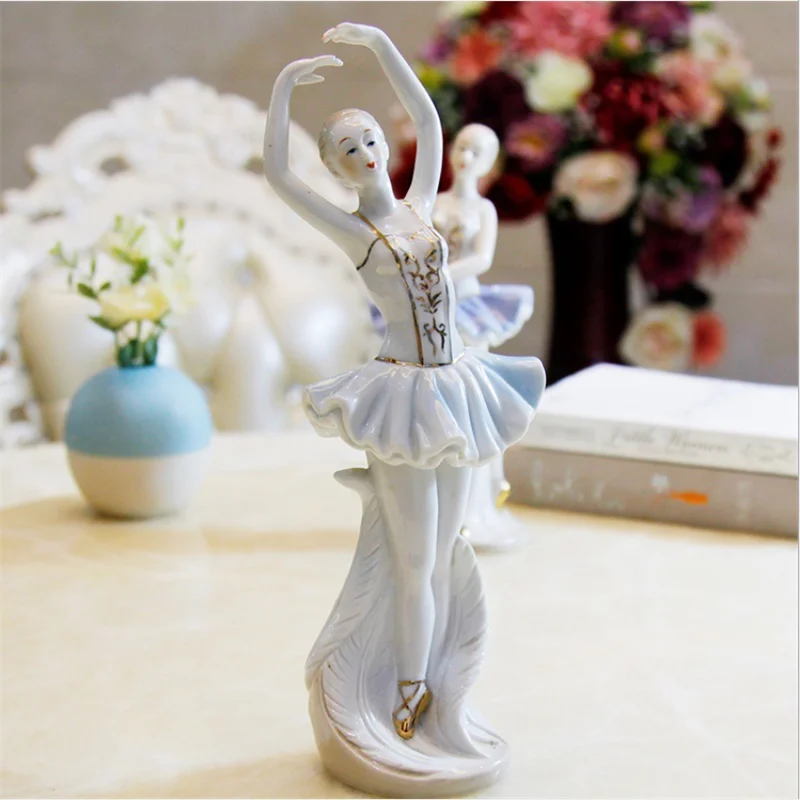 Ceramic Home Decor - Ballet Dancer Figurine by Bebon