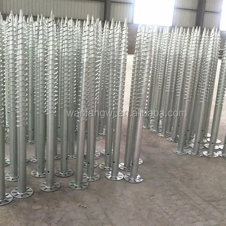 Galvanized Screw Piles - High Performance Foundation Solutions