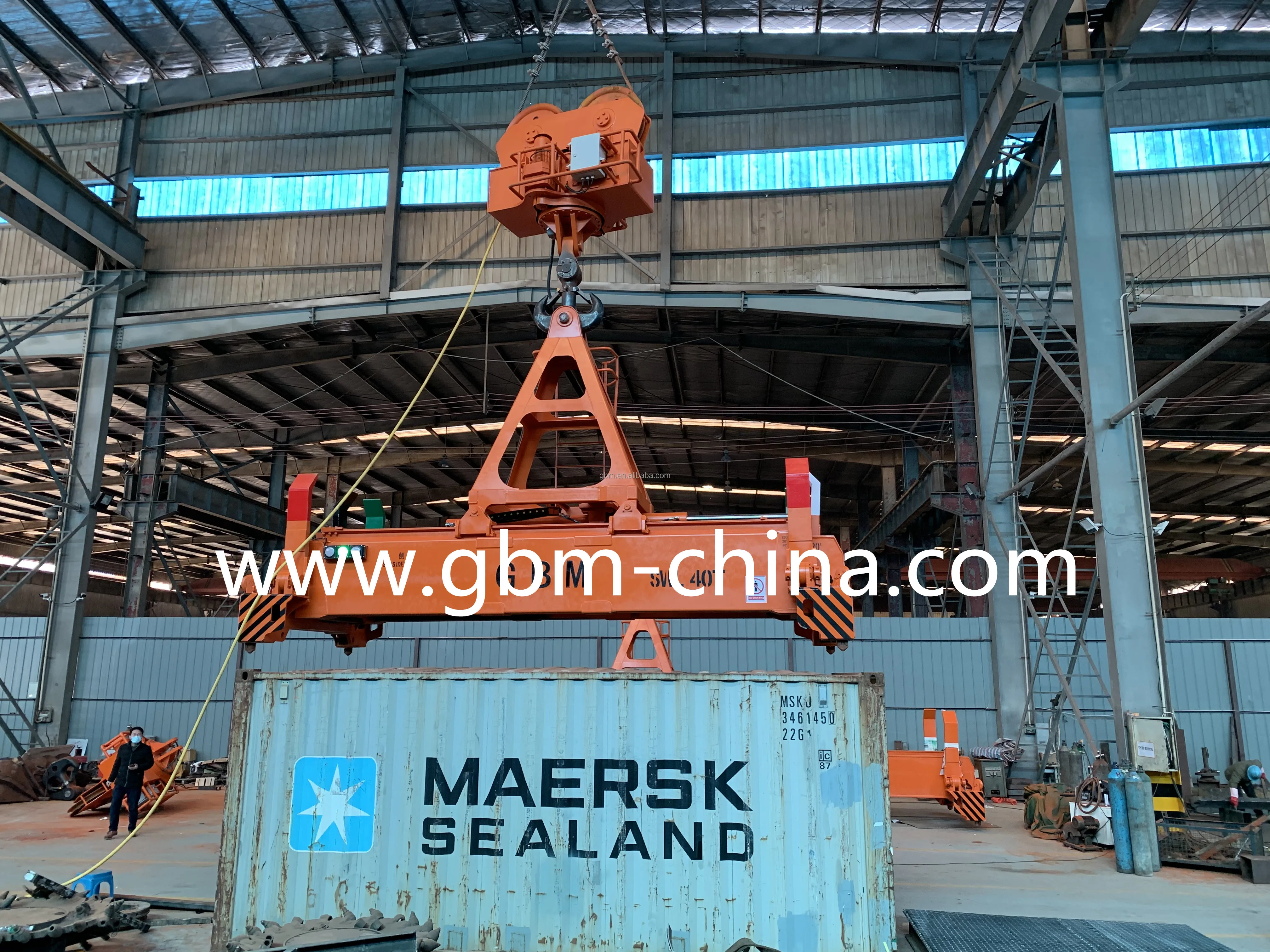 20ft 40ft Electrical Container Lifting Beam For Standard Container ...