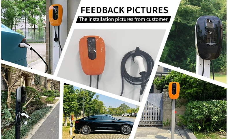 22KW AC EV Charger Wall Box - Fast Charging for Electric Cars