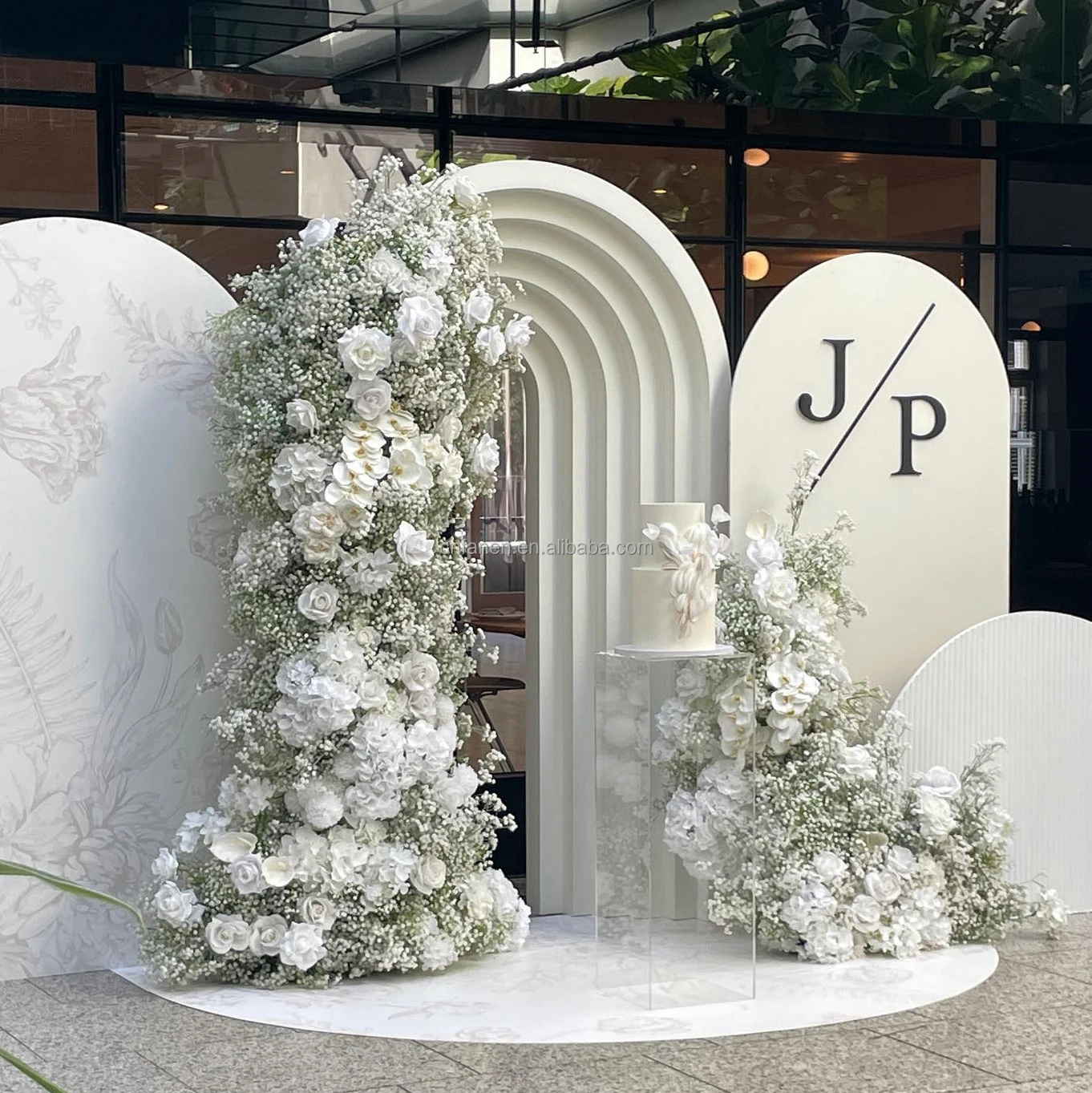 Custom Balloon Arch Backdrop Wedding Arch With Frame Other Wedding ...