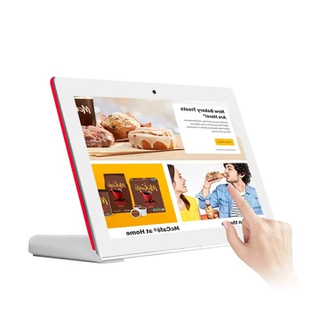 10.1 Inch Customer Feedback Tablet L Shape Desktop Touch Tablet Android ...