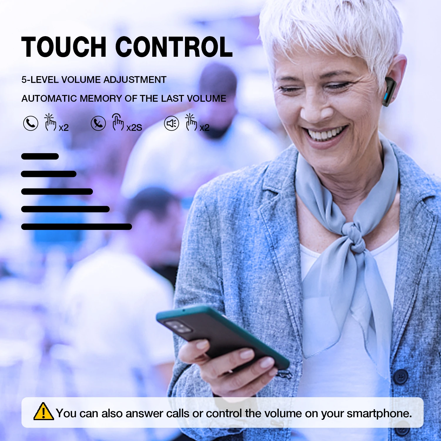 Digital Bluetooths Deaf-aid Amplifier Audifono Para Sordos Rechargeable ...