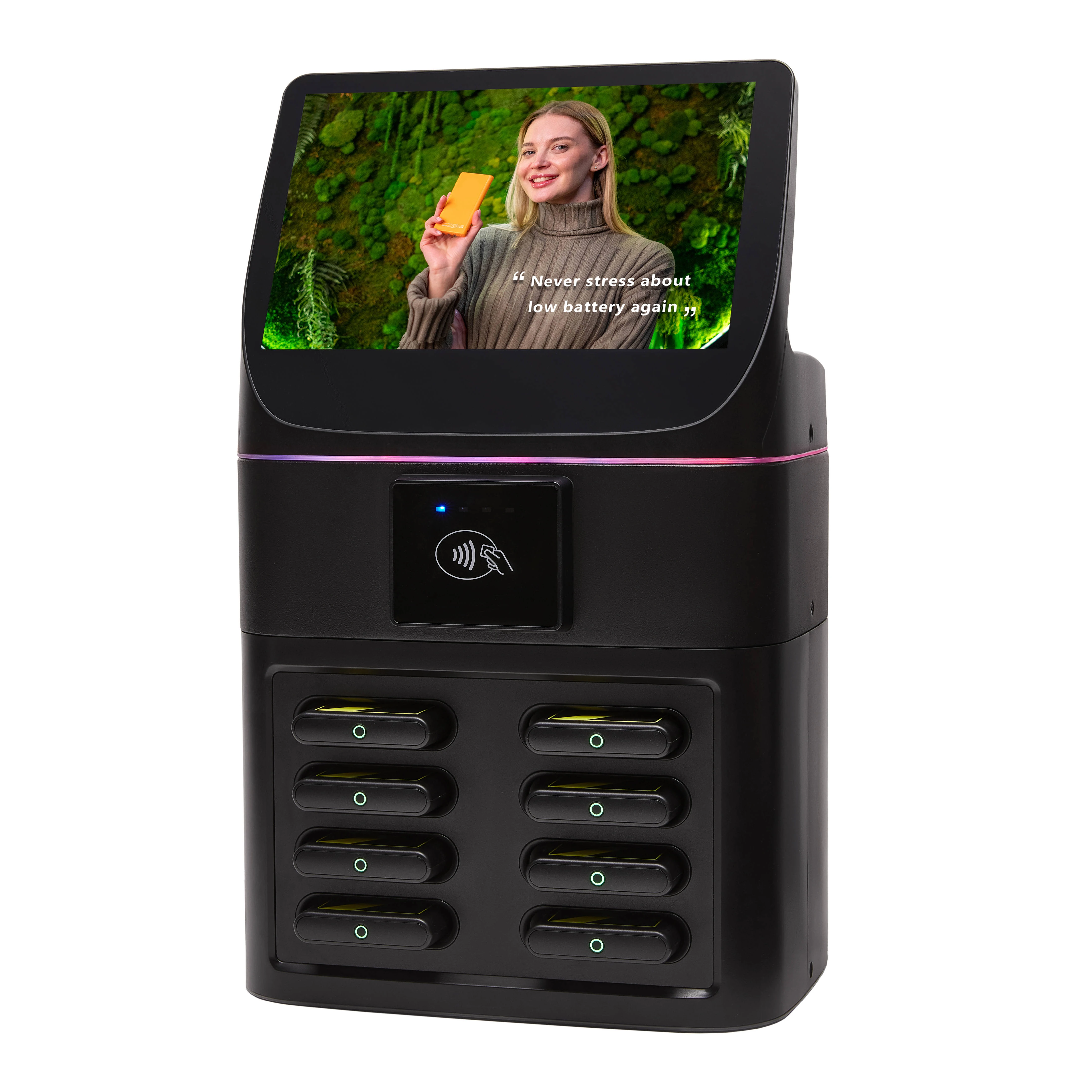 8 Slots Portable Charging Stations 60w Cell Phone Charging Vending ...