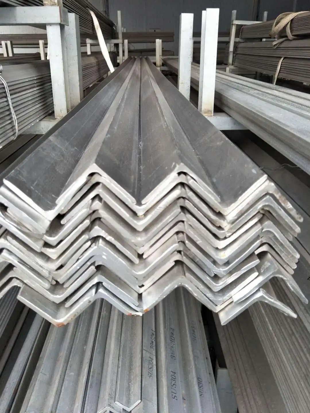 201 304 Stainless Steel Angle Iron SS Equal Angle Steel 304 Acero Steel ...