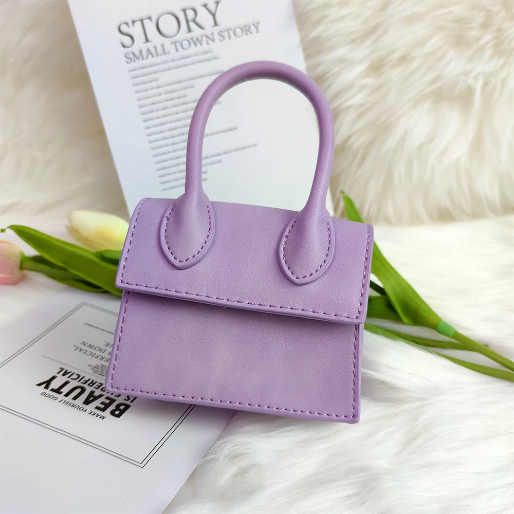 2022 Newest Mini Box Purse Trendy Small Square Cute Kid Purses And ...