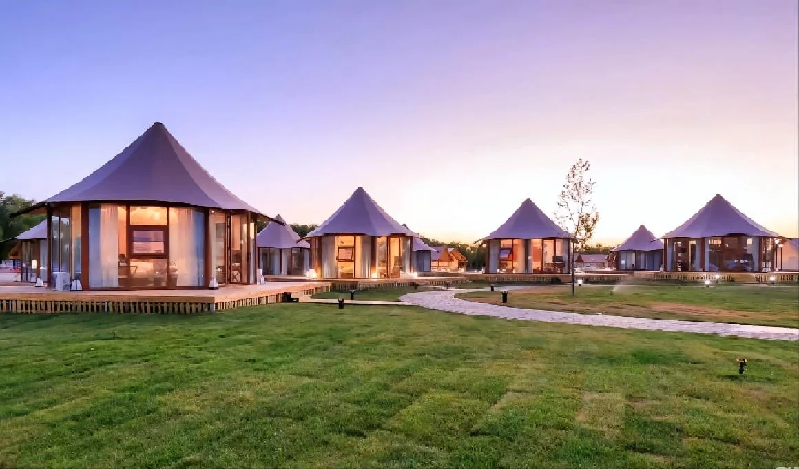 Hexagon - Luxury Tent Hotel Resorts Glamping Tente for Sale| Alibaba.com