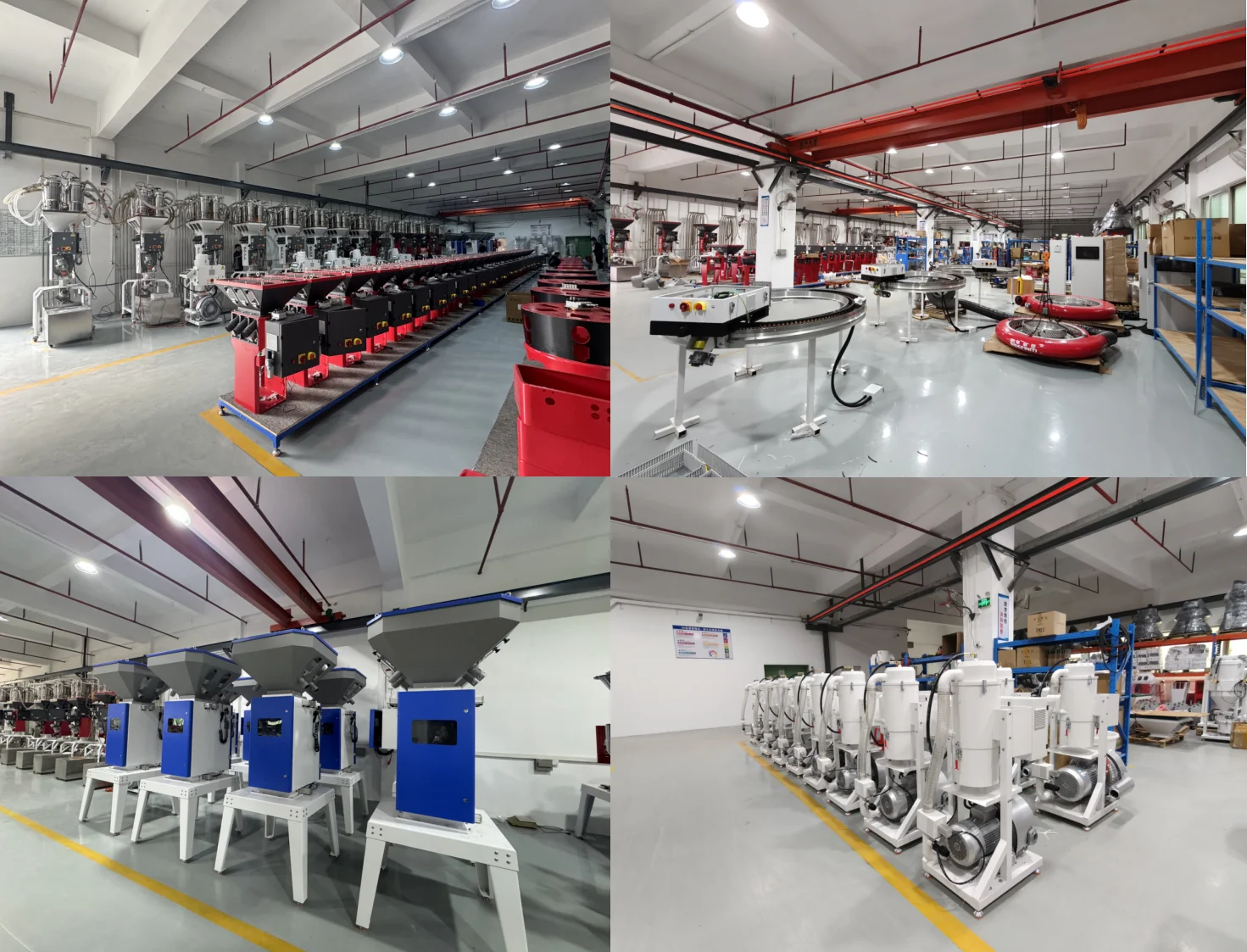 Plastic Material Gravimetric Batch Blender Mixer Feeder Dosing System ...