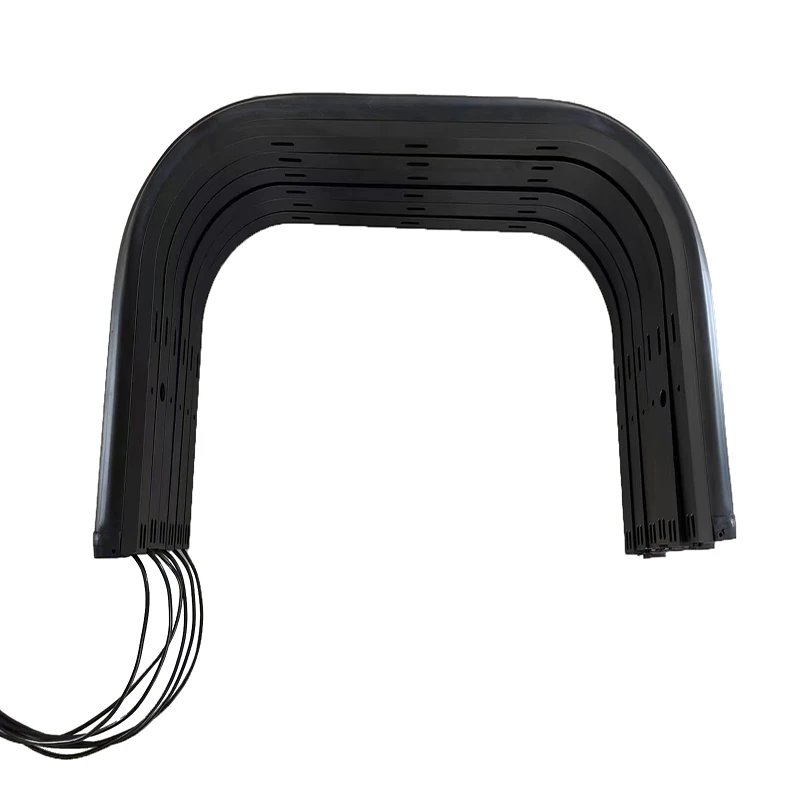 AGV trolley edge switch rubber bumper safety touch edge switch bendable ...