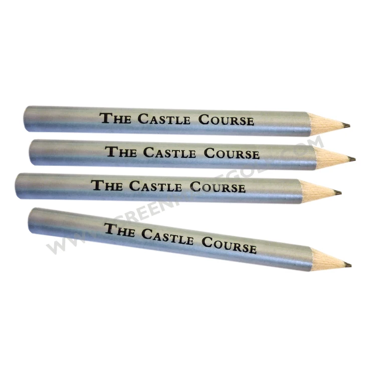 Natural HB Pencil - Wooden Mini Golf Pencils Without Eraser