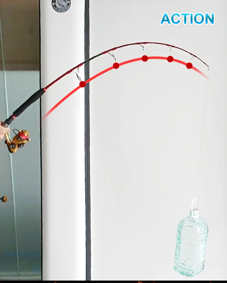 All Fuji Parts Of Jigging Rod Off Shore Boat Fishing Rod 1.5m Lure ...