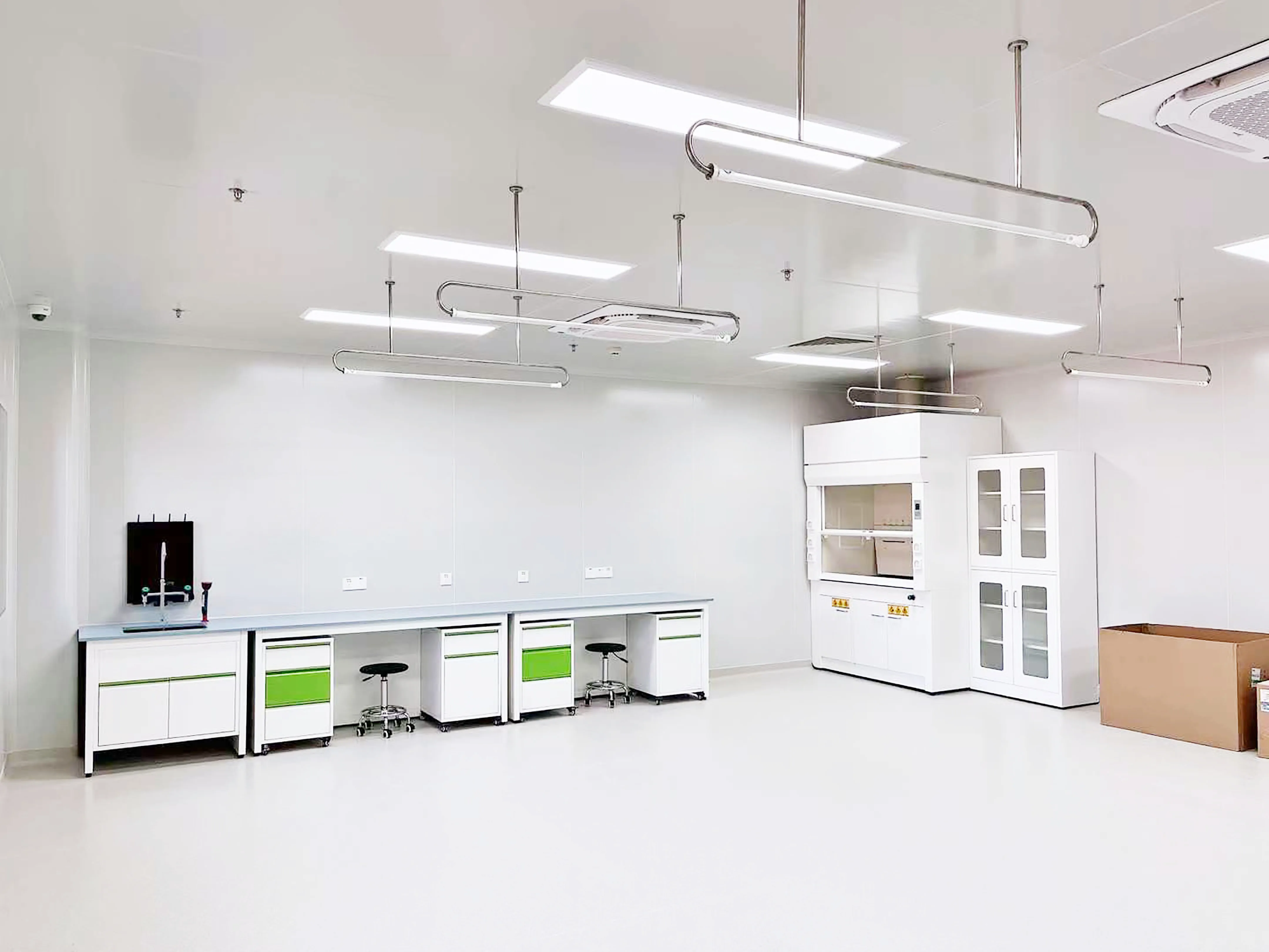 HPLC Lab Steel Bench Wet Chemical Laboratory Workbench with Wheel ...