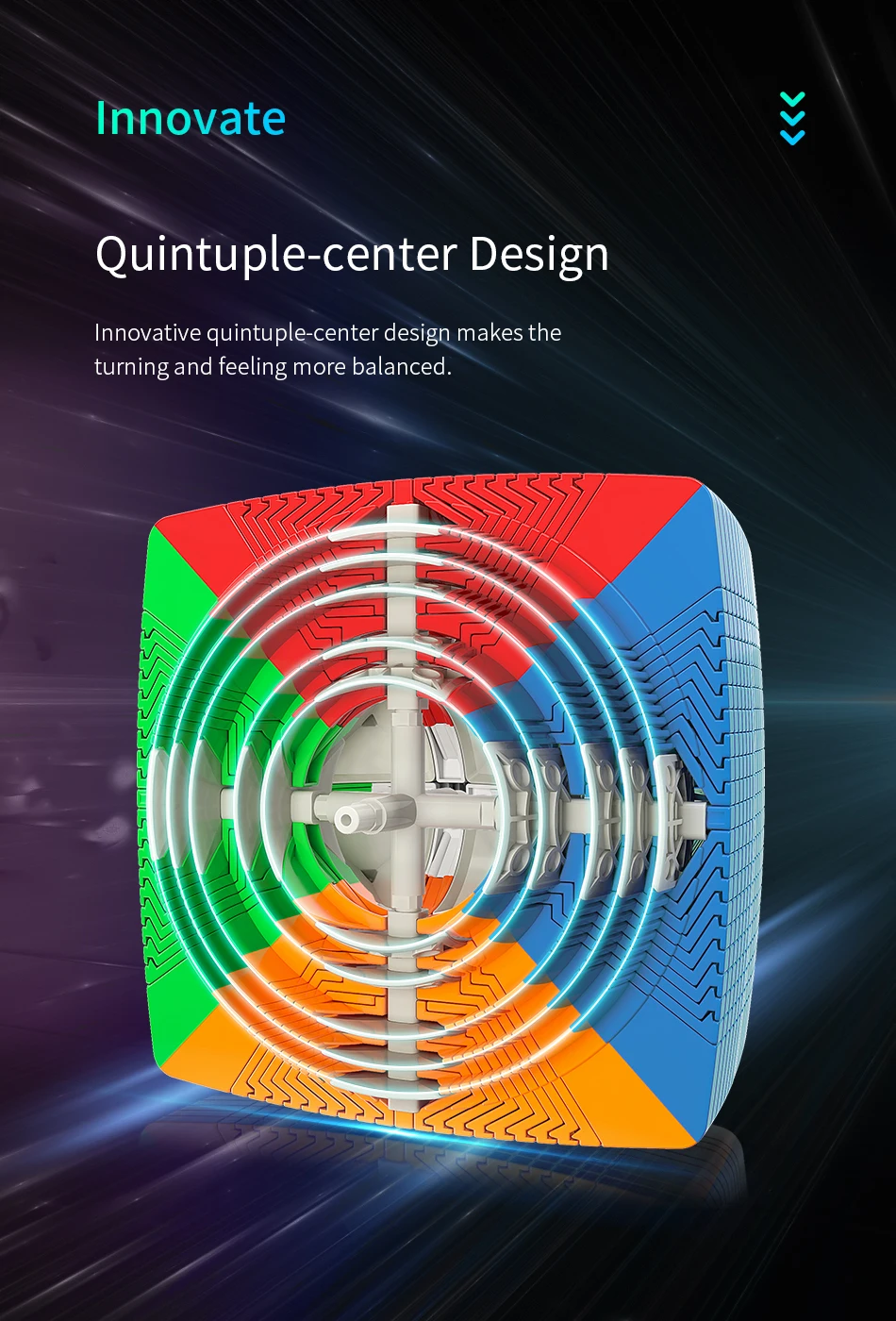 MOYU Cube - Educational 21x21 Stickerless Puzzle for Kids