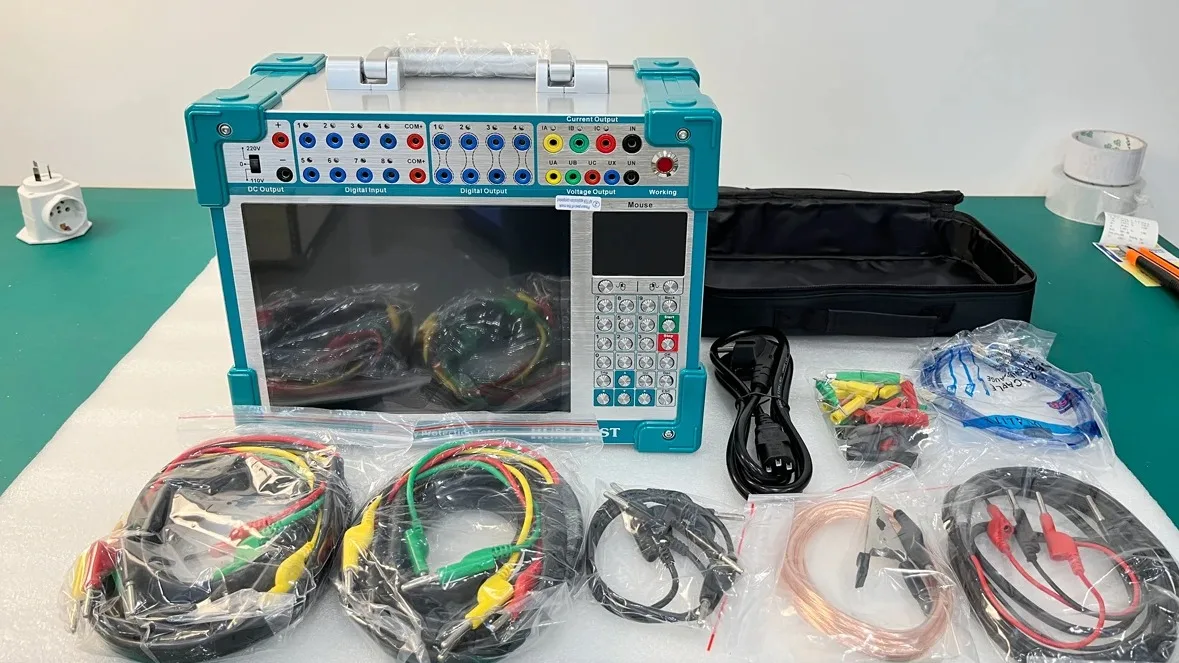 Secondary Current Injection Test Set /3 Phase Protection Relay Tester ...