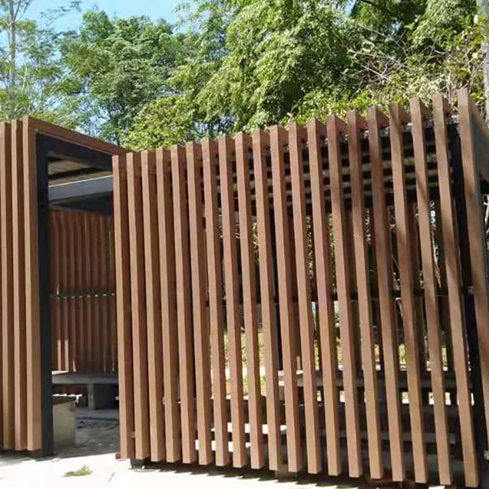 Outdoor Wpc Post Black Railing Composite Tube for House Roof Floor ...