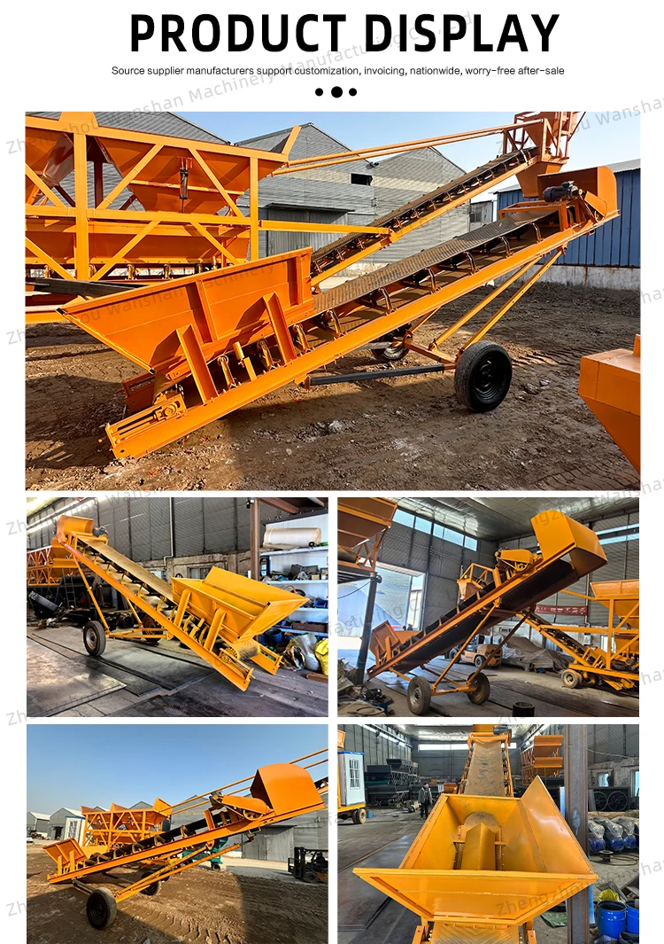 Portable Conveyor Belt Screw Conveyor For Conveying Small Grain And ...