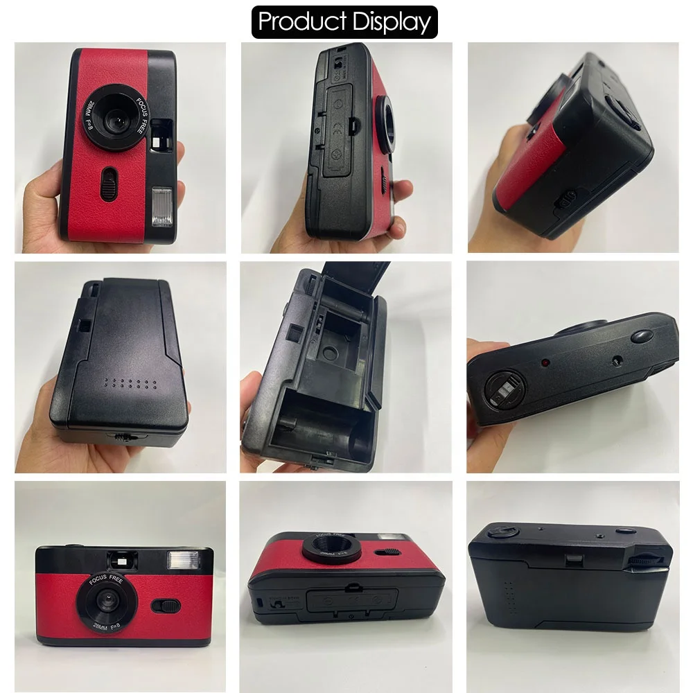 Alibaba.com: Vintage Point Shoot 35mm Reusable Film Camera with Flash ...