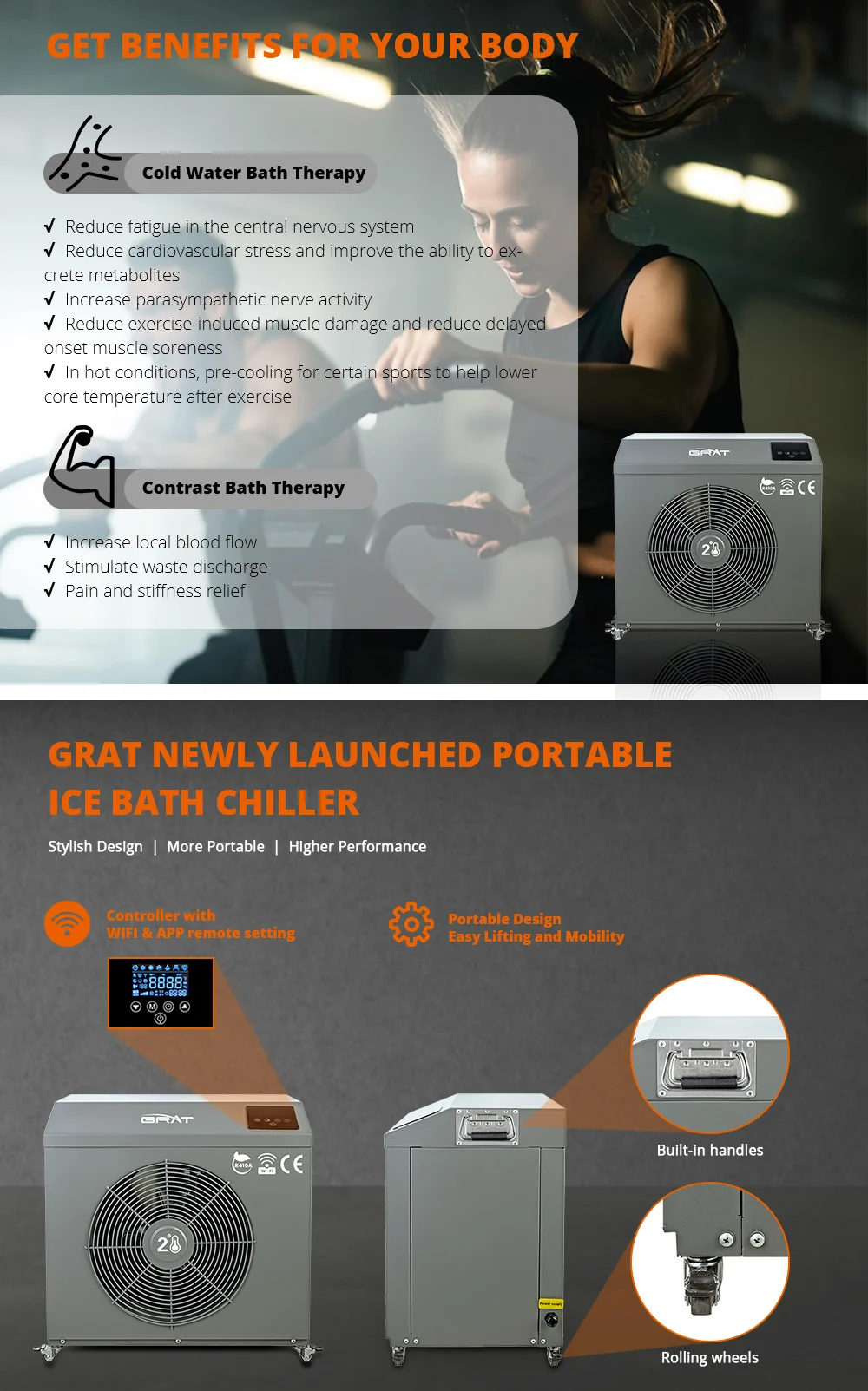 Chiller Ice Bath Cooling Unit For Reducing Inflammation And Speeding Up ...