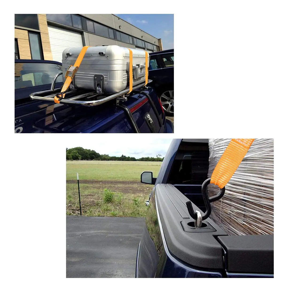 Ratchet Tie Down Straps 1" X20' Lashing Straps Cargo Tie Down Strap ...