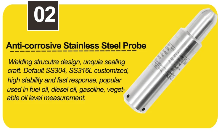 CIPPUS Explosion Proof Trow-in Probe Oil Level Transmitter