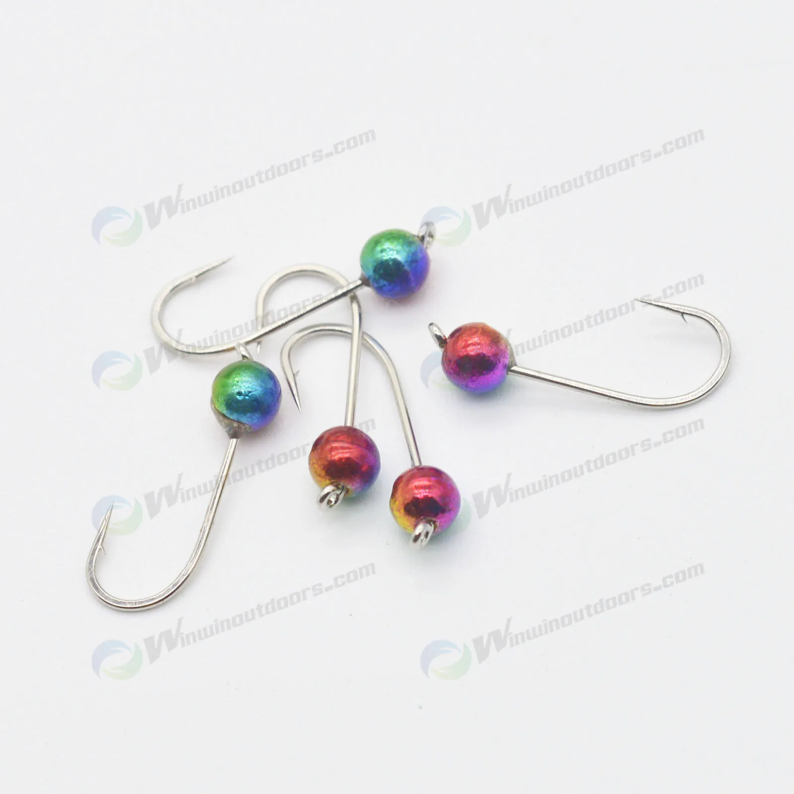 Fly Tying Jigs Kit,Small Fishing Jig Heads for Fly Fishing,Round Ball ...