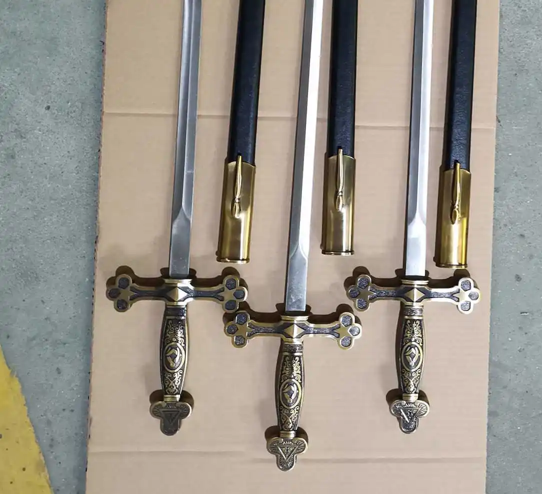 Manufacturer of Officers Ceremonial Metal Swords Carbon Steel