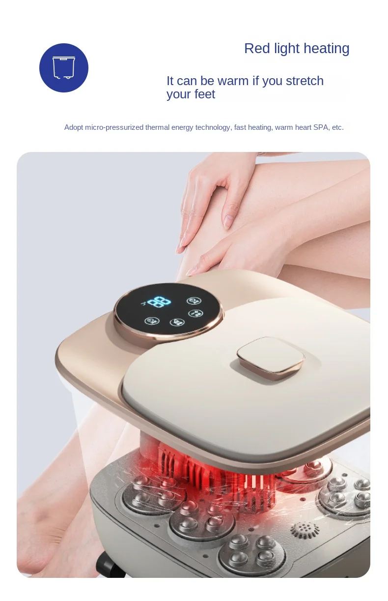 2025 Portable Foldable Automatic Constant Temperature Foot Bath Tub ...