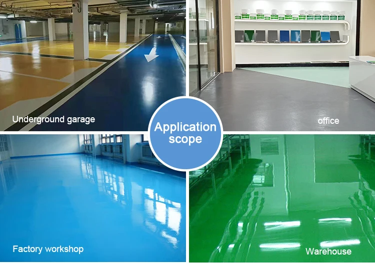 Easy Clean Epoxy Floor Coating Concrete Floor Paint Waterproof Epoxy ...