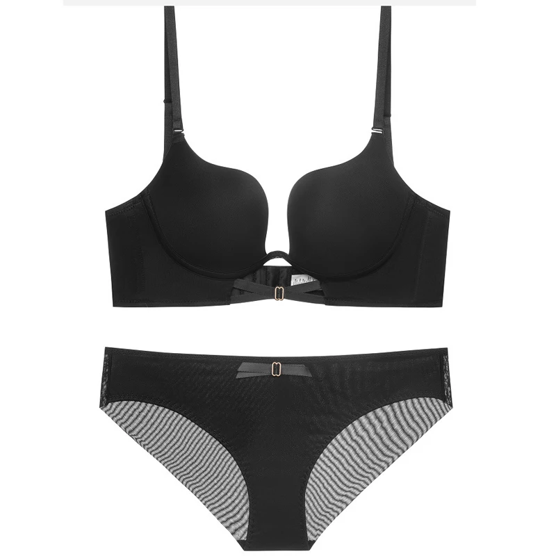 Seamless Bra Set Push Up Womens Underwear Set Bra And Panties Set Push