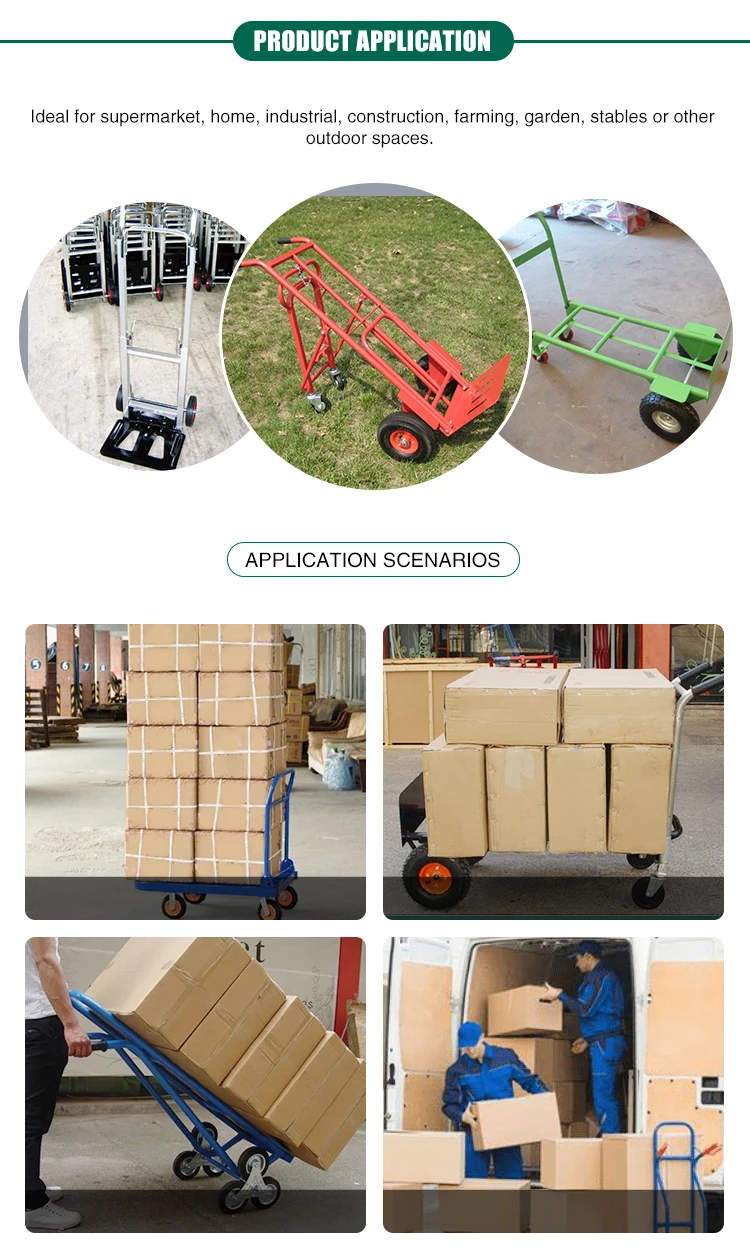 Ht1820 180kgs Metal Hand Trolley /cargo Hand Dolly Cart - Buy Hand ...